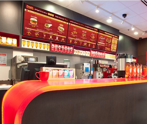 55" Network Digital Menu Board - Digiverse