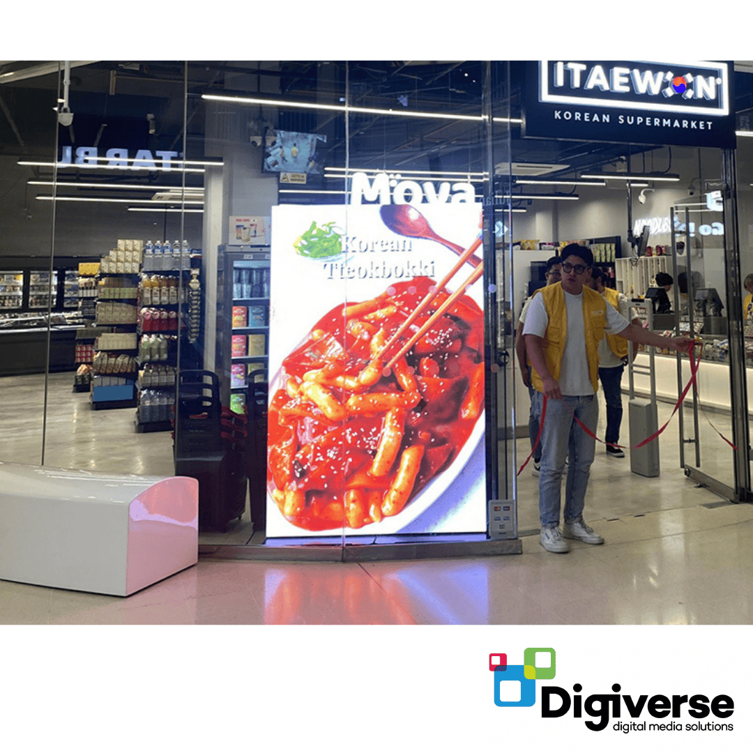 DV-LED Freestanding Totem (800 cd/m²) - 1x1 Column - Digiverse