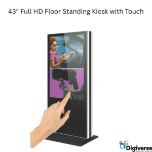 43" Full HD Floor Standing Kiosk with Touch - Digiverse